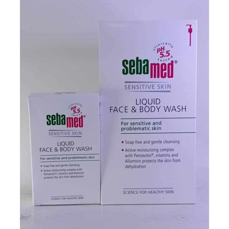 SEBAMED LIQUID FACE & BODY WASH 1000ML FREE 200ML | Shopee Malaysia