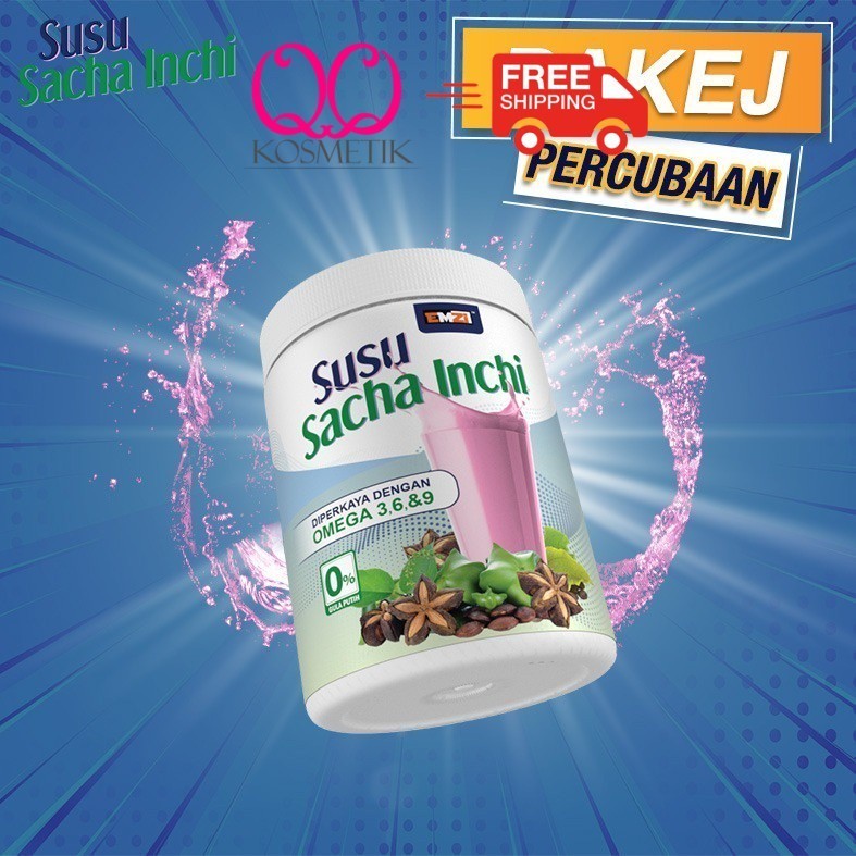[Ready Stock] EMZI Susu Sacha Inchi 200gm | 🔥𝗢𝗥𝗜𝗚𝗜𝗡𝗔𝗟 🇲🇾 OMEGA 3,6,&9 ...