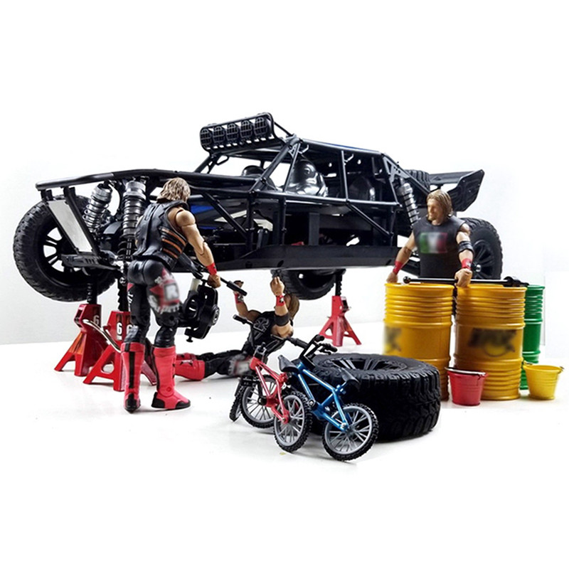 AN.MART 6 Ton Simulation Jack Stands Lift Pair Rack for Remote Toy Car ...