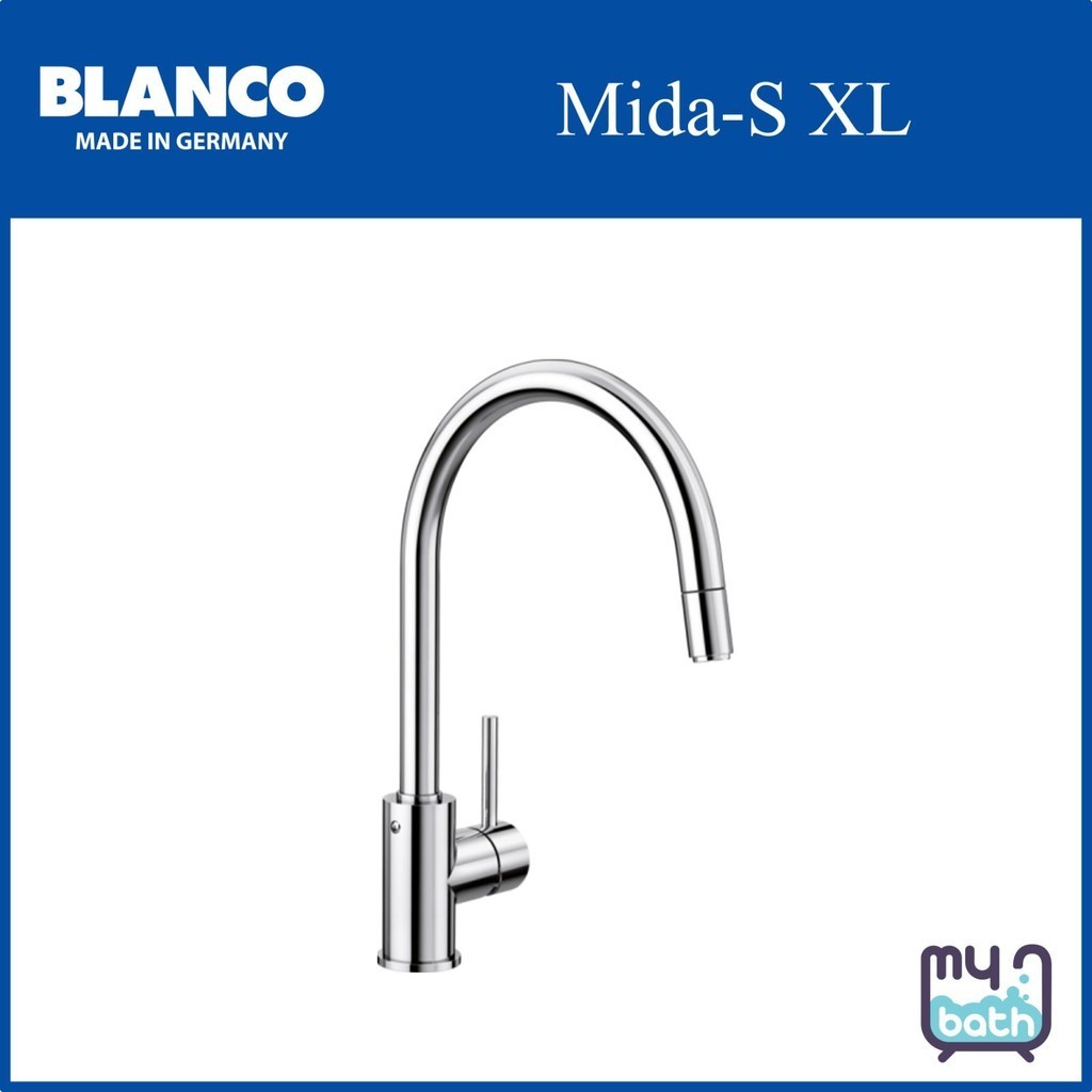Blanco 524707 Mida-S XL Kitchen Mixer with Pull-Out Spray | Shopee Malaysia
