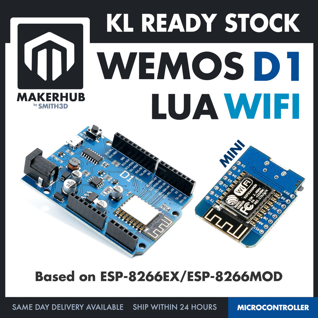 Arduino Wemos Compatible Wemos D1 Wifi Uno Esp8266 Iot Project 