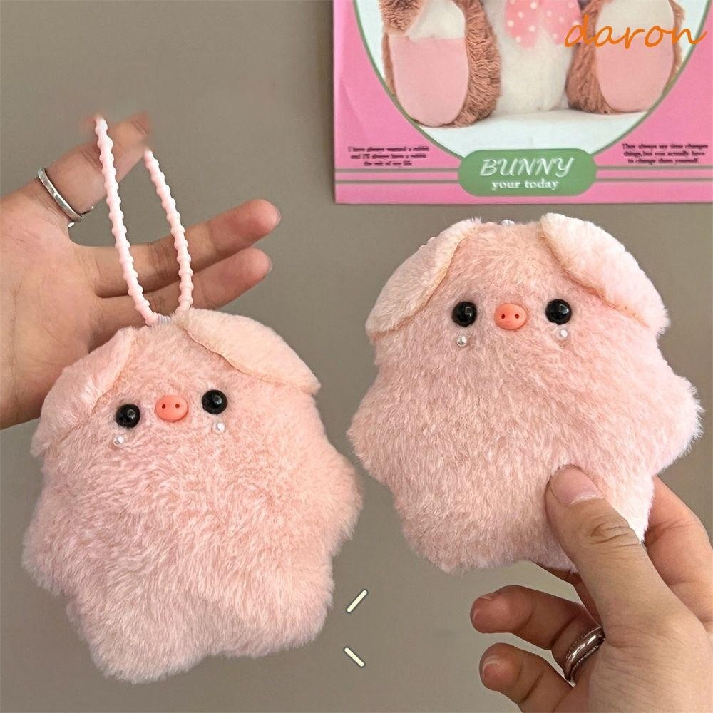 DARON Pink Piglet Pendant, Stuffed Soft Pink Piggy Keychain, Hanging ...