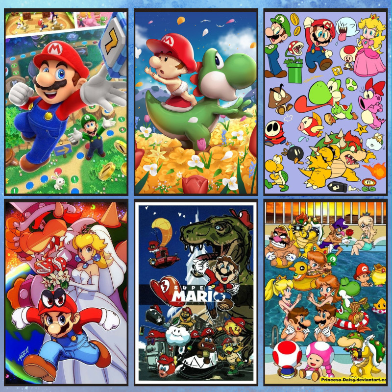 Puzzle 500 Pieces 1,000 Pieces Puzzle 200 Pieces Mario Puzzle ...