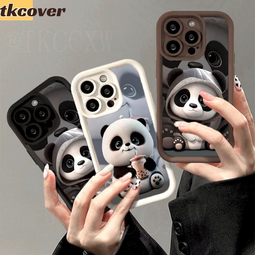 Cute Cartoon Panda Casing For OPPO Reno 11 10 8 7 6 5 Pro 11F A60 5G ...