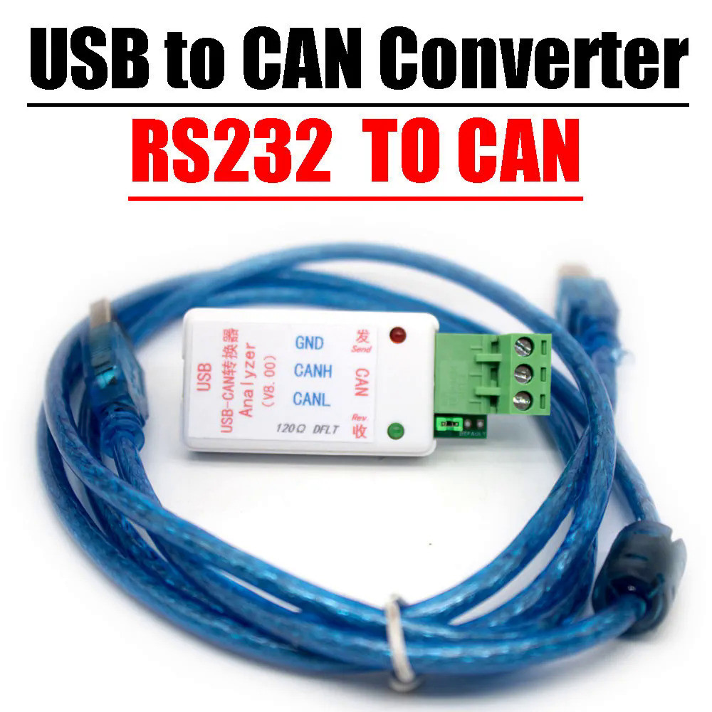 USB to CAN Bus Converter Adapter serial port TO CAN / RS232 232 TO CAN ...