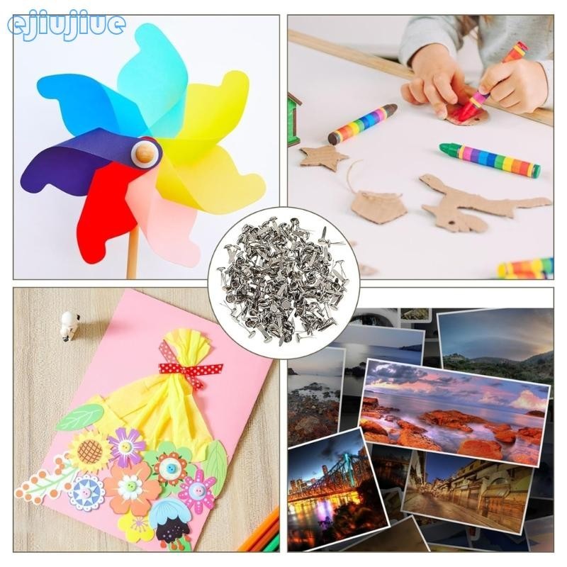 cc Paper Clasps Split Pins Round Head Clips for School Office ...