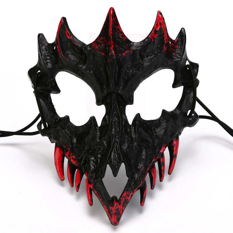 [New Arrival] Halloween Animal Skull Mask Half Face Scary Masks ...