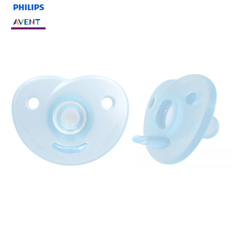 Philips Avent Soothie Pacifier Integrated Full Silicone Soothing ...