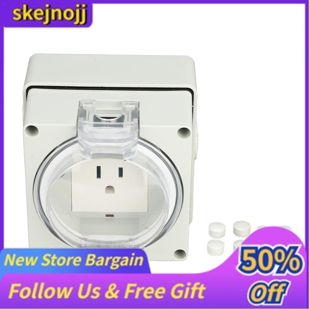 Skejnojj Outdoor Electrical Outlet American Style 3 Prong Plug Socket ...