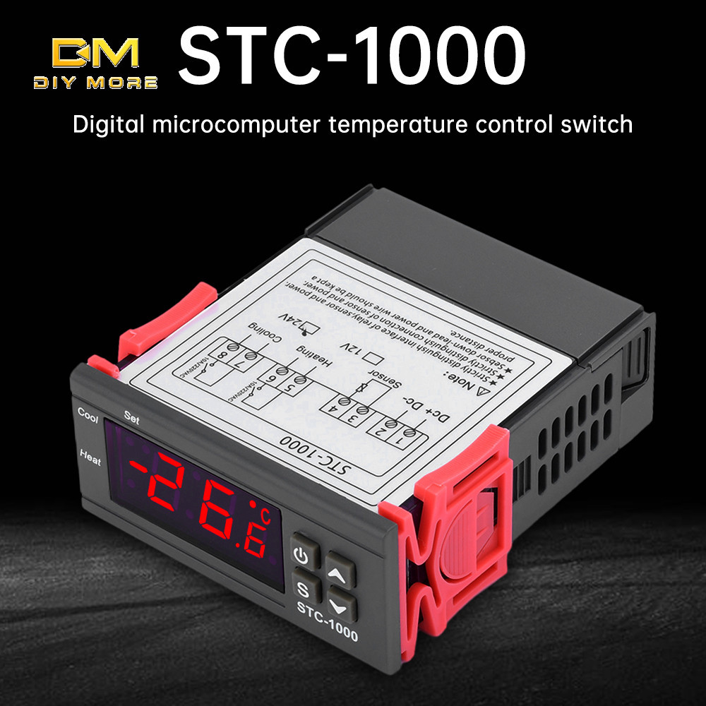 DIYMORE STC-1000 Digital Microcomputer Temperature Control Switch Temperature Controller Relay ...