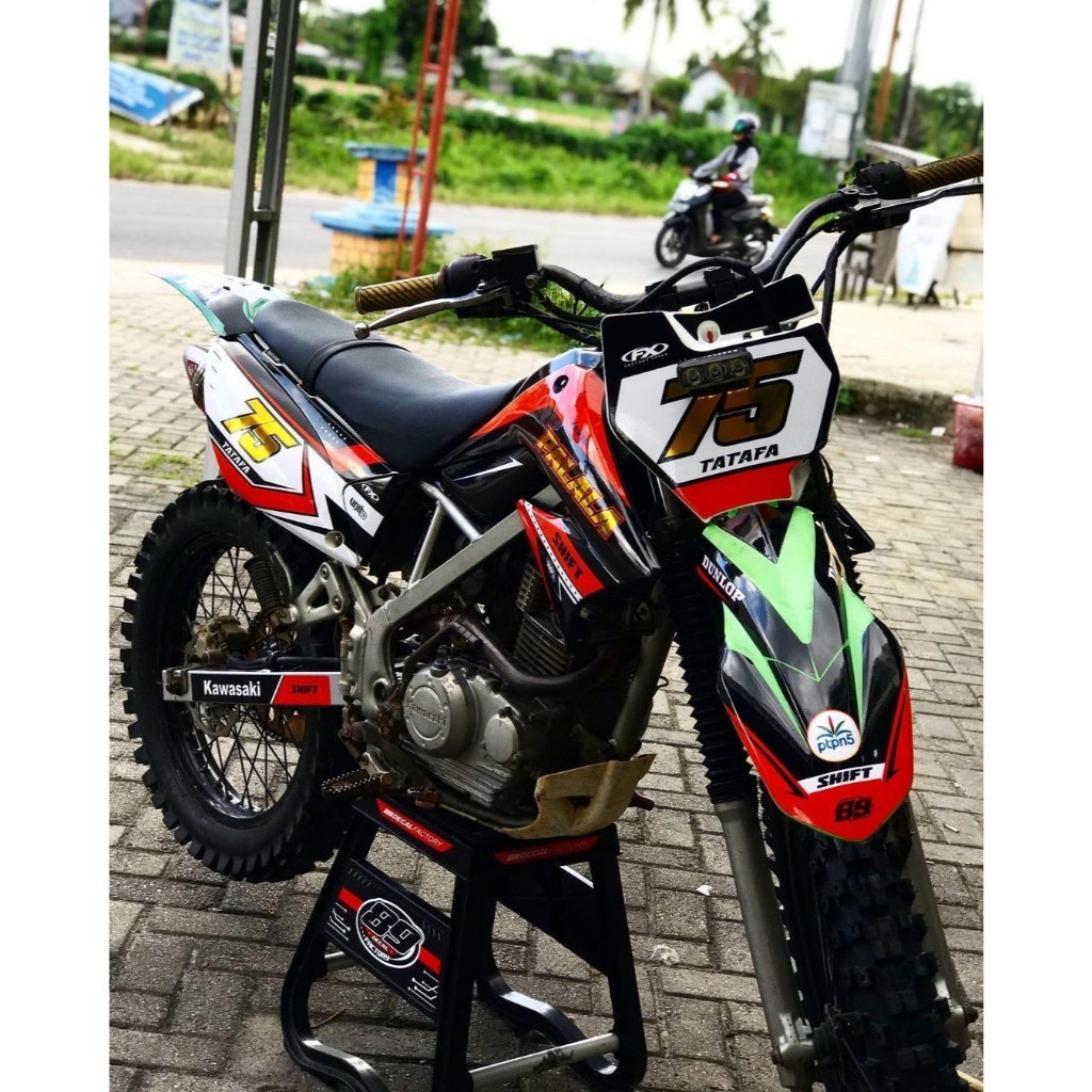 Decal/sticker klx Old-CRF150L -DTRACKER-klx BF-klx gordon-wr155 Etc ...