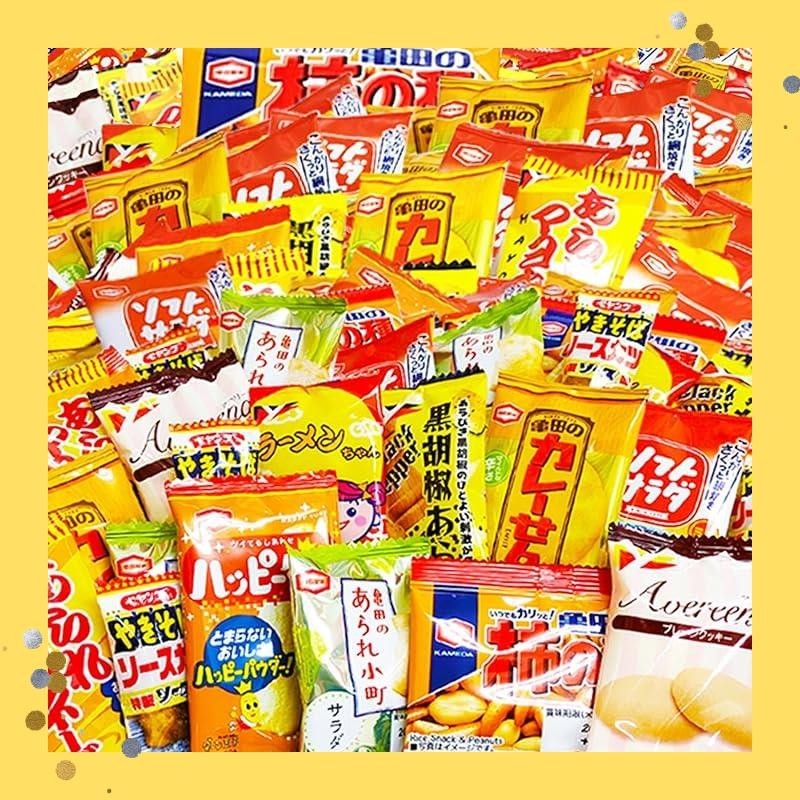 Kameda Seika Yasui Foods Mini Senbei Assortment Individual Pack 10 ...