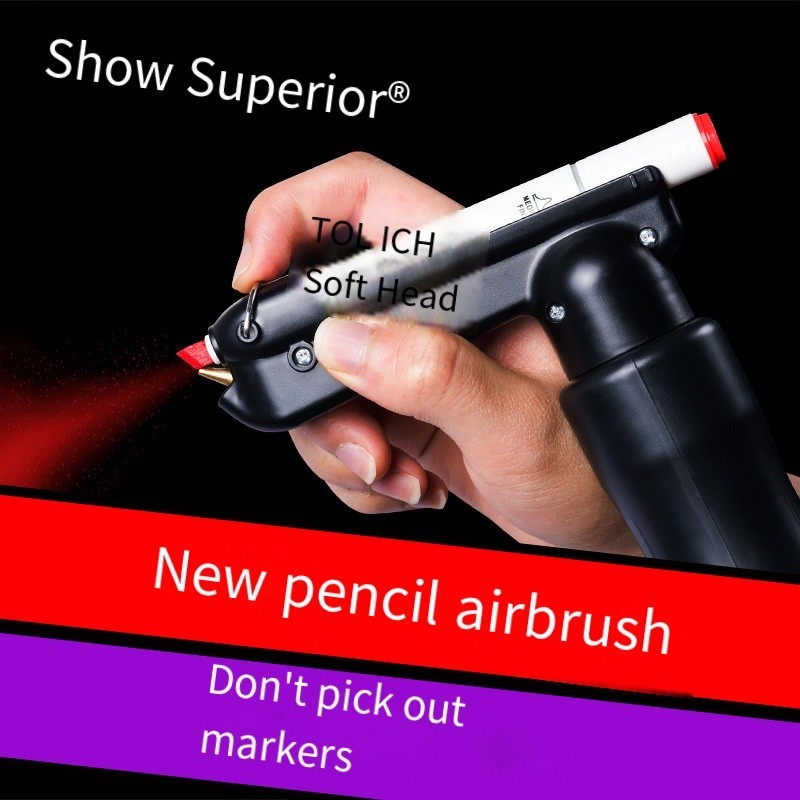 Mark Pen Airbrush Figure Model Coloring Airbrush Tool Set Painting ...