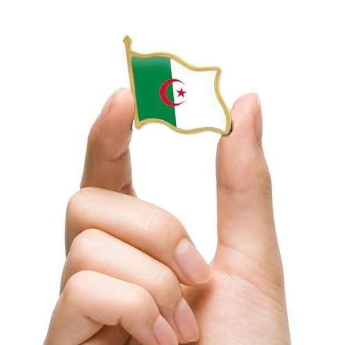Algeria Flag Pins Bulk - Metal Algerian National Lapel Pin | Shopee ...