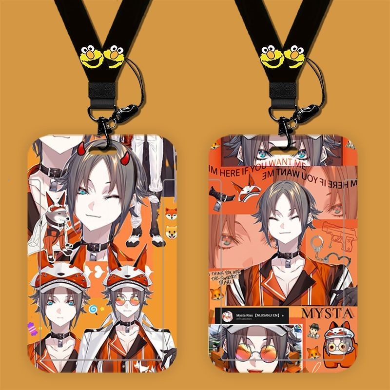 Rainbow Club mysta Merchandise Girl Name Tag Bus Card Holder Food Card ...