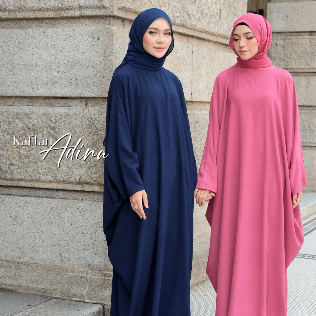 SISTA CLOSET Baju Kaftan Baggy Adira | Set Kaftan Jubah Wanita | Baju ...