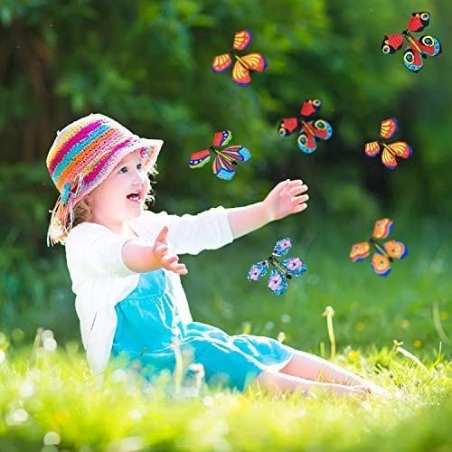Sgt- 12pcs Magic Wind Up Flying Great Surprise Gift Butterfly in The ...
