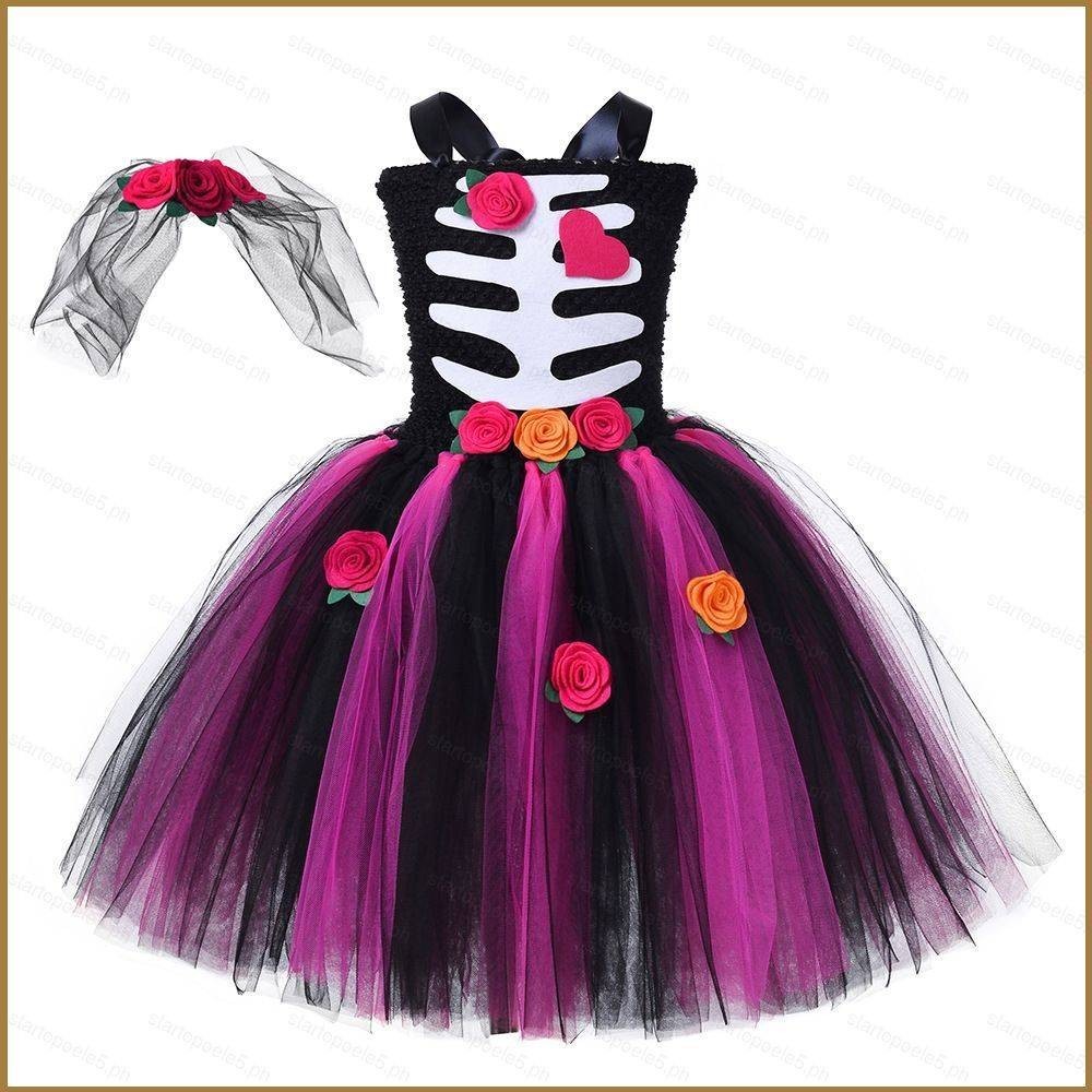 Sta5 Tim Burtons Corpse Bride Emily Princess halloween costume for kids ...