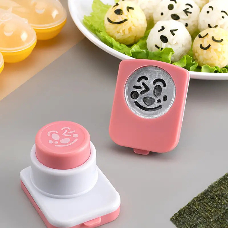 DIY Nori Mold Bento Decor Smiling Face Embosser for Rice Ball Sushi ...