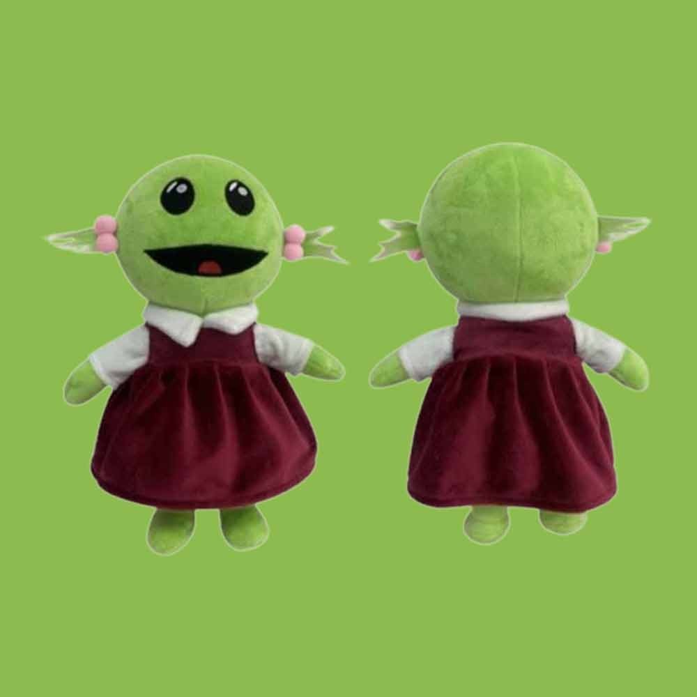 Nanalan Enchanting Mona Plush Toy Cozy Green Alien Doll With Short ...