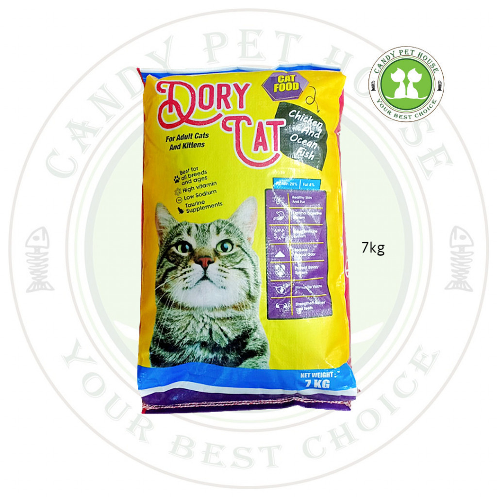 Dory Cat Dry Food / Makanan Kucing Chicken & Ocean Fish - 7kg (Small ...