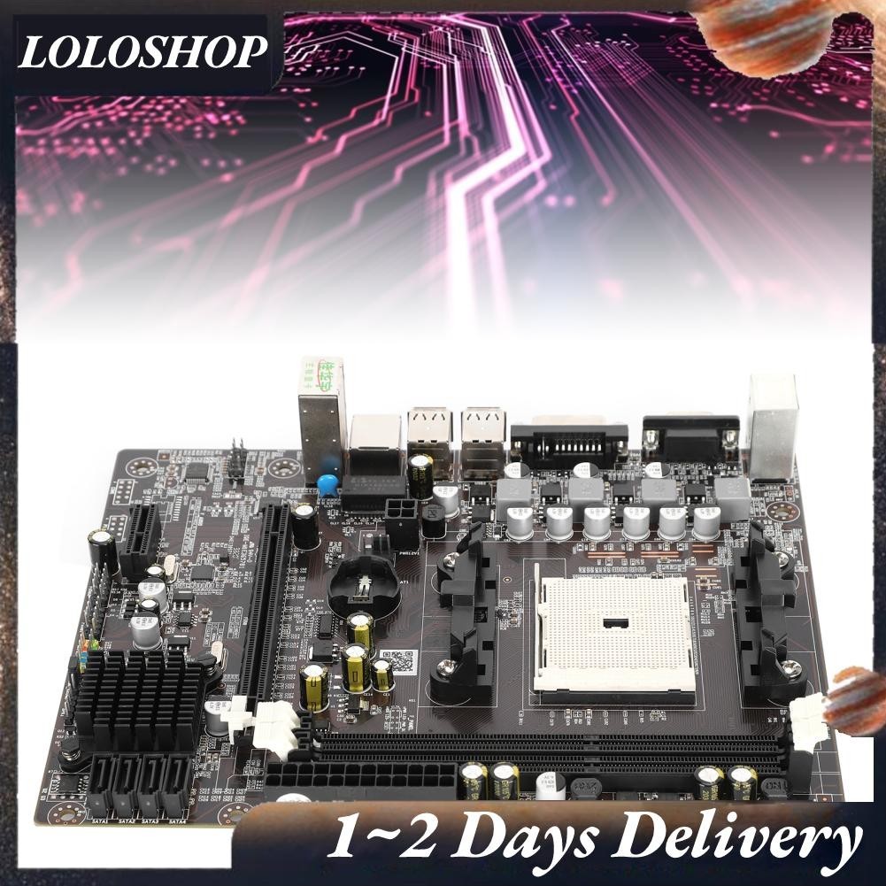 Loloshop A55 Desktop Computer Motherboard FM1 Interface 905Pin CPU ...
