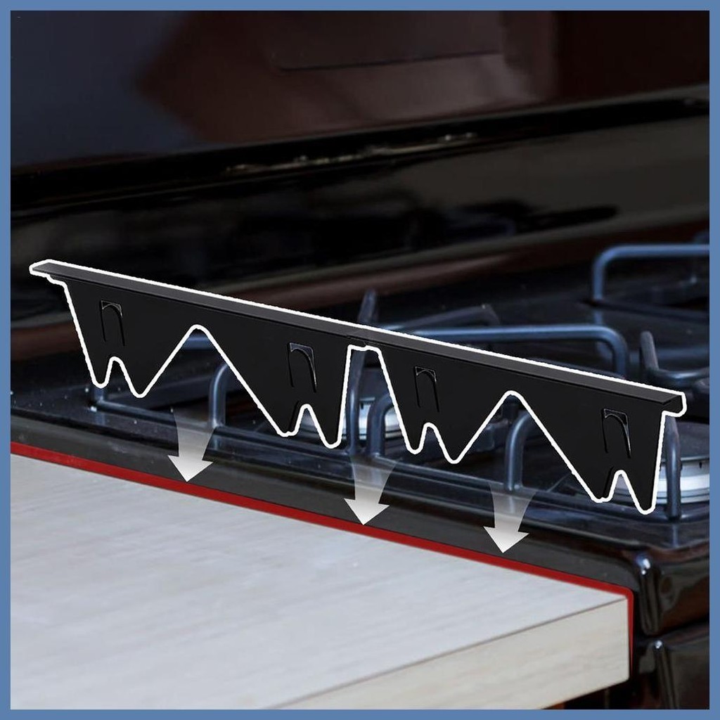 Stove Side Filler Covers Retractable Length Counter Side Crevice Guards ...