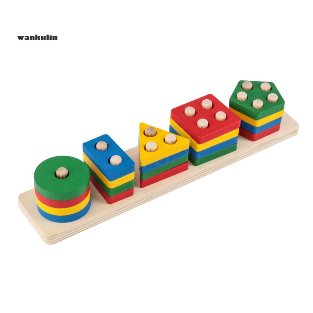 Wooden Building Block Toy Kids Building Blocks Wooden Building Block ...