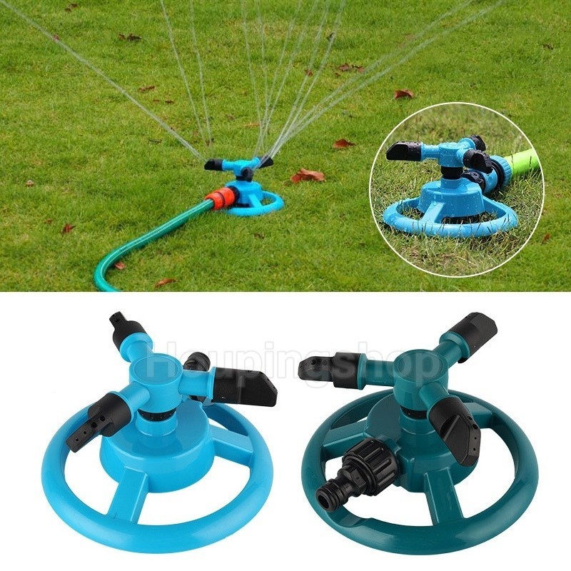360 Degree Automatic Rotating Sprinklers Garden Yard Lawn Sprinkler ...