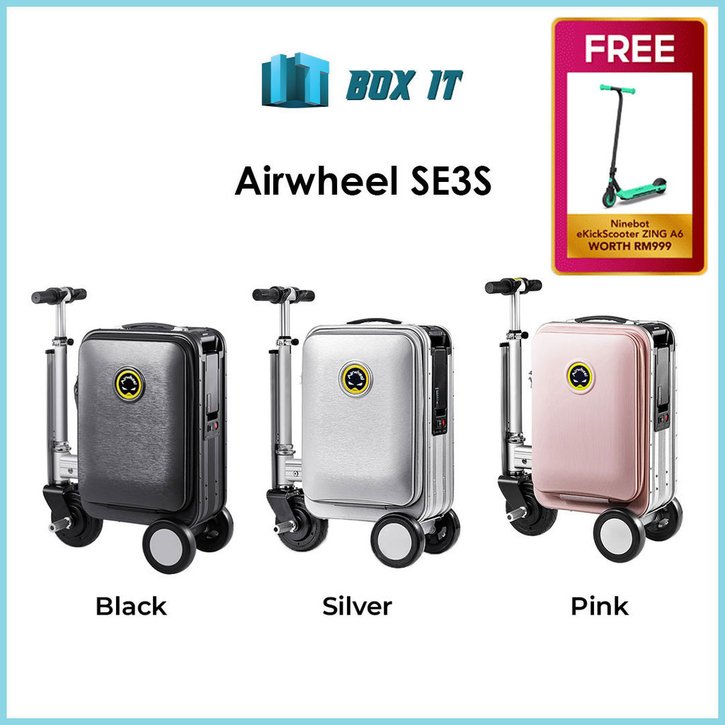 Airwheel SE3S Smart Riding Suitcase 20L | FREE Ninebot eKickScooter ...