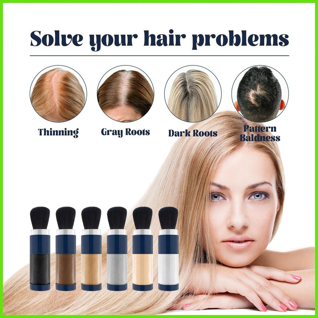 Hairline Powder Temporary Hair Color Portable Root Color Cover Powder ...