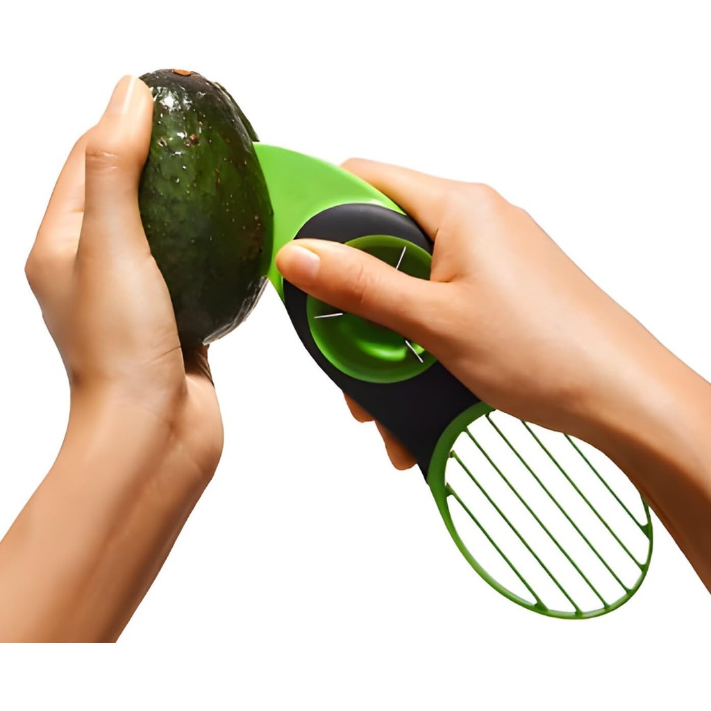 3 in 1 Fruit Cutter, Avocado Slicer Peeler, Suitable for Fruits and ...