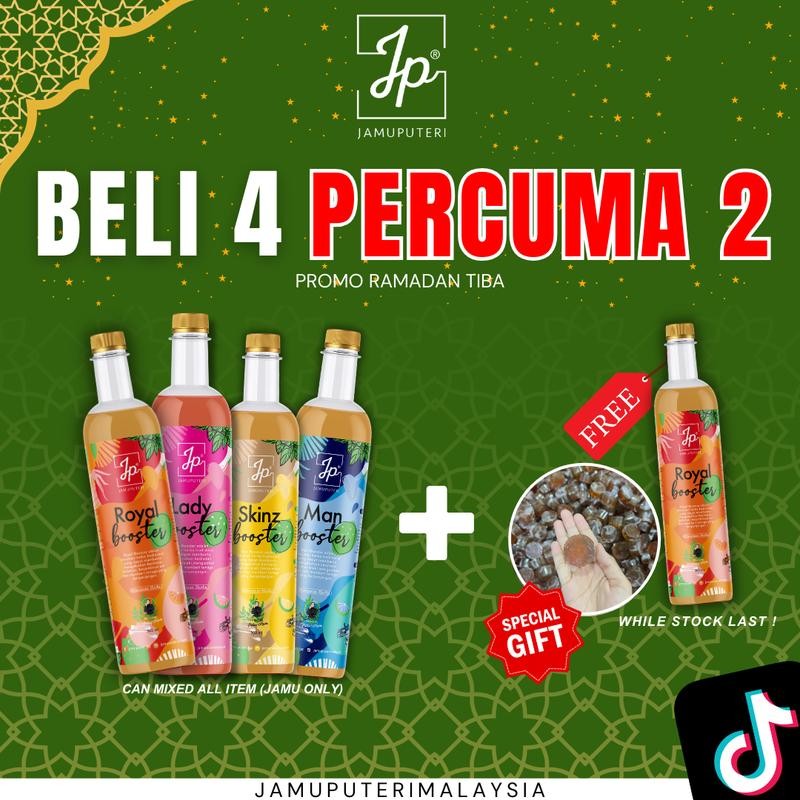 NEW SET 1 BULAN - JAMU PUTERI - CECAIR - 500ML - MINUMAN HERBA SESUAI ...