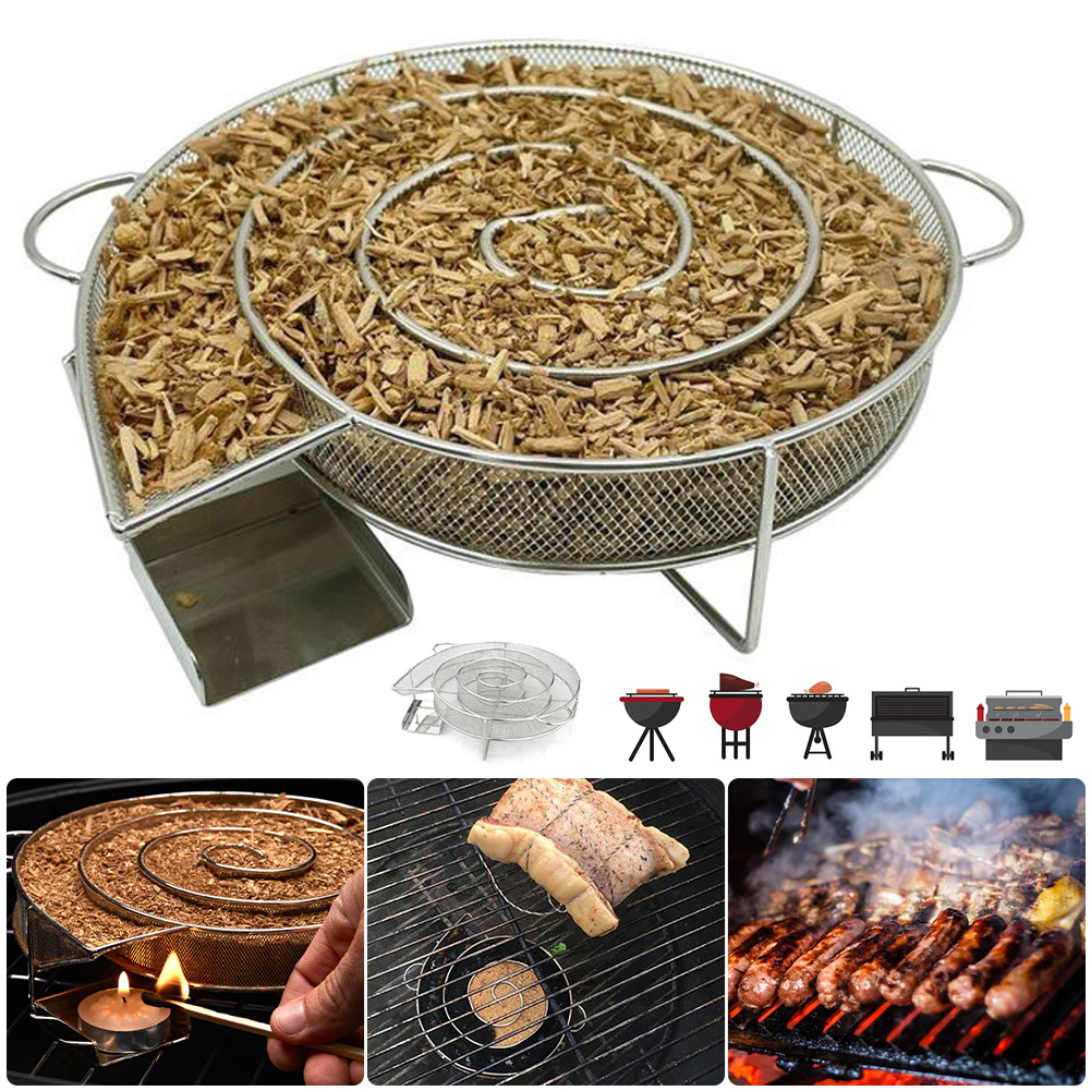 Bbq Tools Cold Smoke Generator For BBQ Grill Or Smoker Wood Dust Hot ...