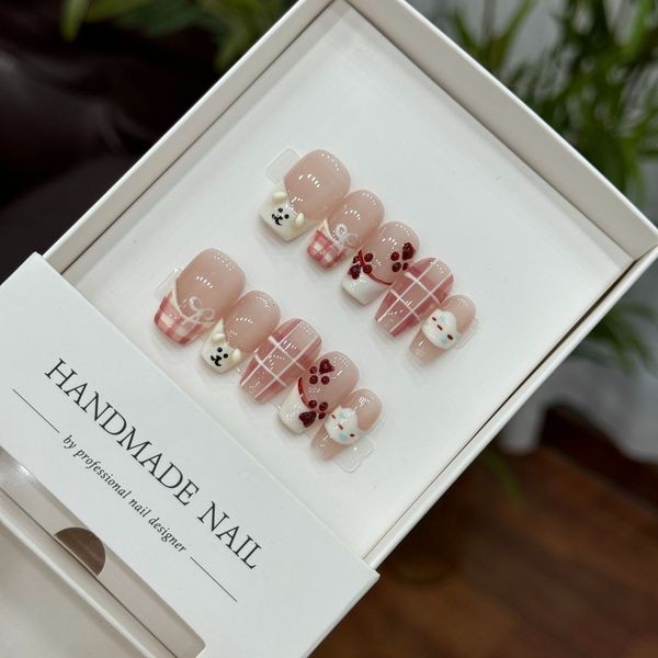 手工穿戴甲 handmade nails 手工美甲 [Endo Wearing Armor Flagship Style] Cute ...