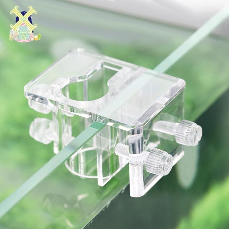 Aquarium Pipe Hose Fixing Fixture Aquarium Pipe Holder Acrylic Clear ...