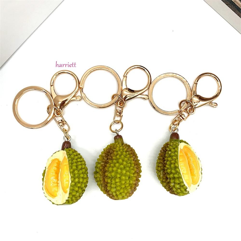 HARRIETT Simulation Durian Keychain, Durian Model Bag Accessories ...