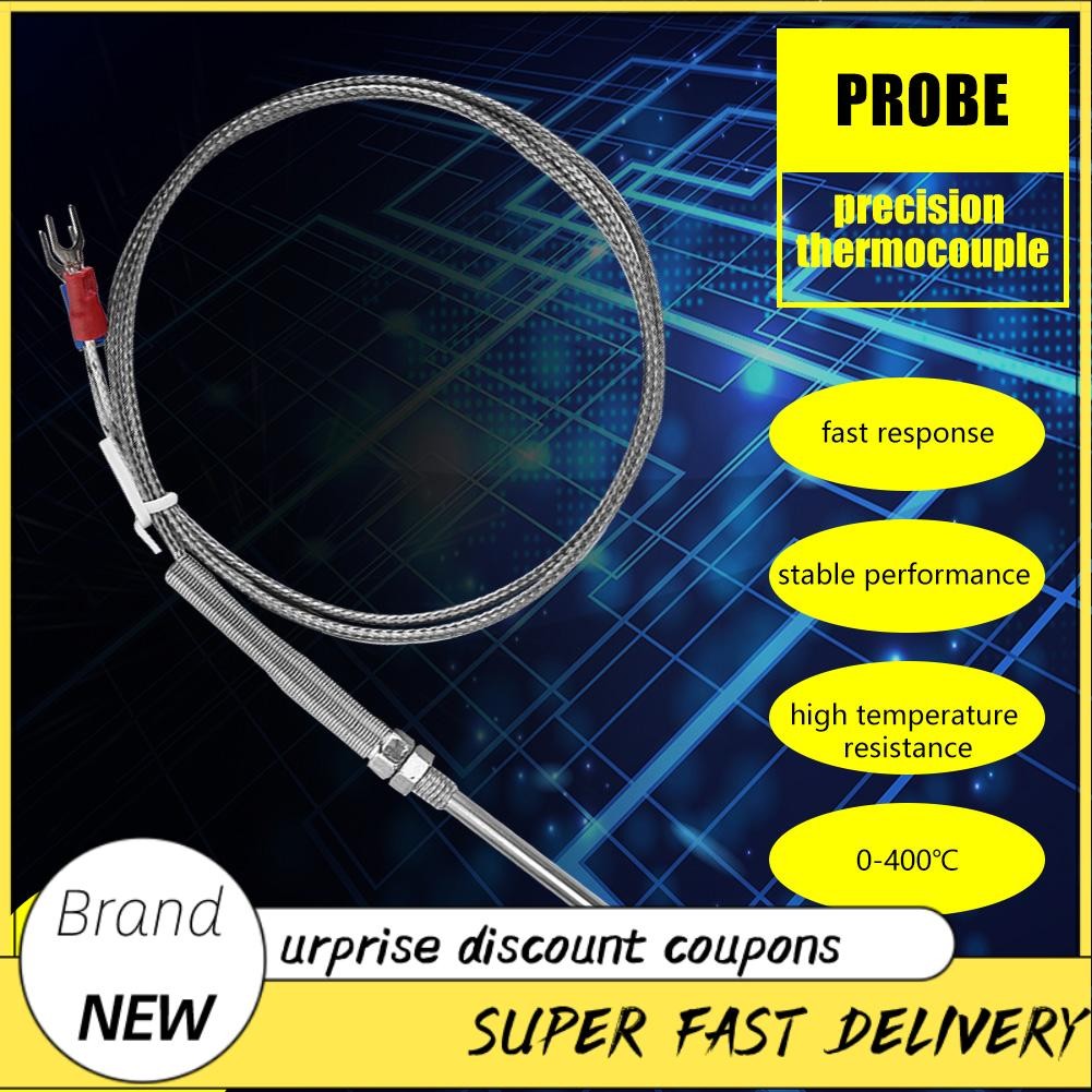 Freemarket Thermocouple M8 Thread Type K 50mm Probe Temperature Sensor ...