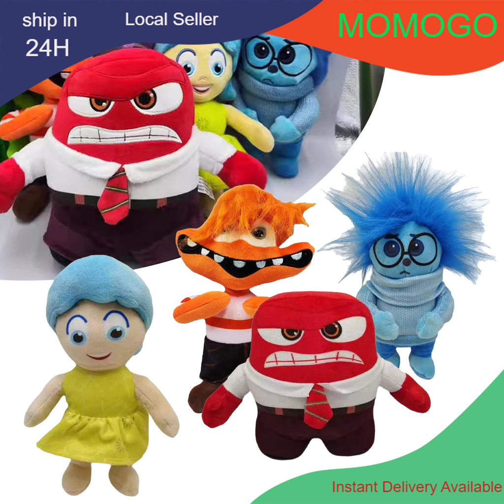 Inside Out 2 Soft Stuffed Plush Toy 30cm Dolls Inside Out Joy Sadness ...