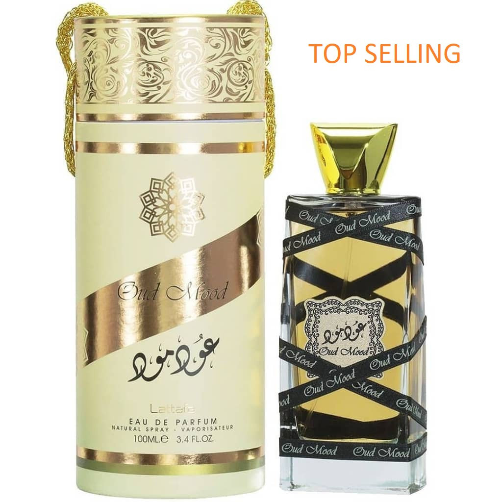 Oud Mood Perfume 100 ml LATTAFA Original Lattafa 3D Sticker | Shopee ...