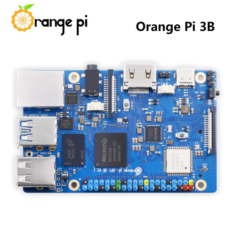 【In stock】Orange Pi 3B 2/4/8 GB RAM DDR4 RK3566 WiFi Bluetooth BLE SBC ...