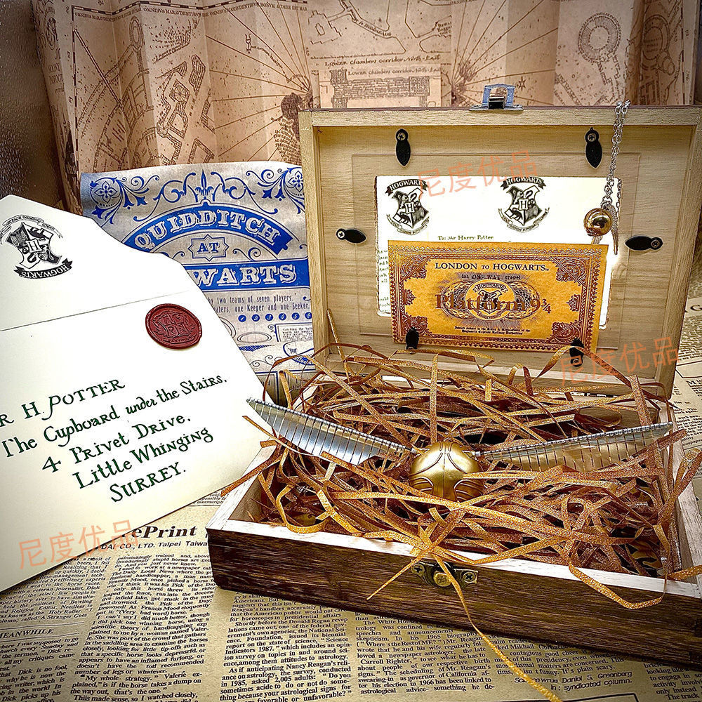 Official Harry Potter Flying Peripheral Golden Flying Thief Quidditch ...