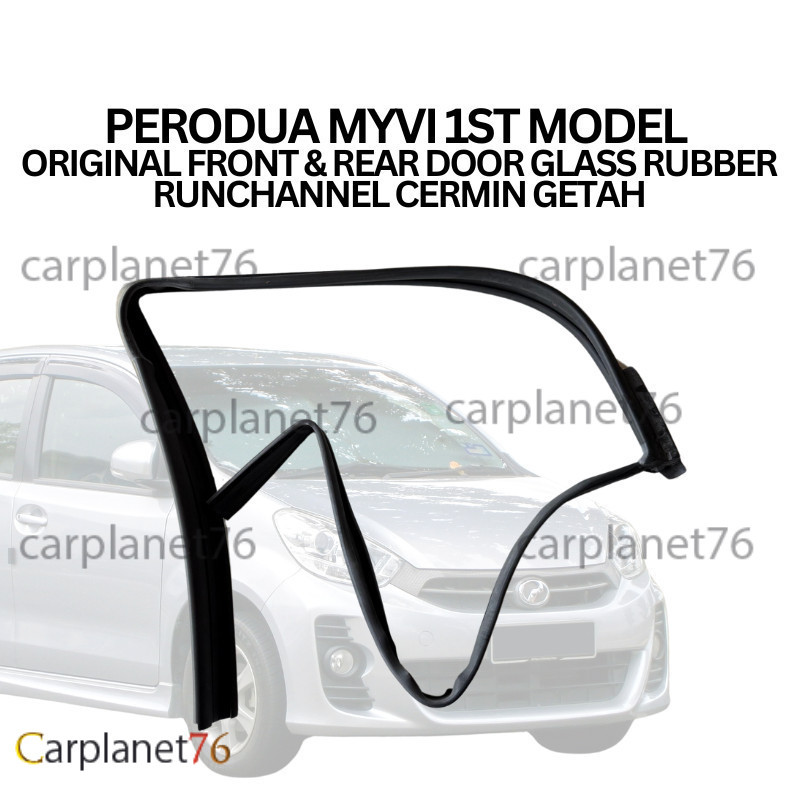 PERODUA MYVI 1ST MODEL ORIGINAL FRONT & REAR DOOR GLASS RUBBER ...