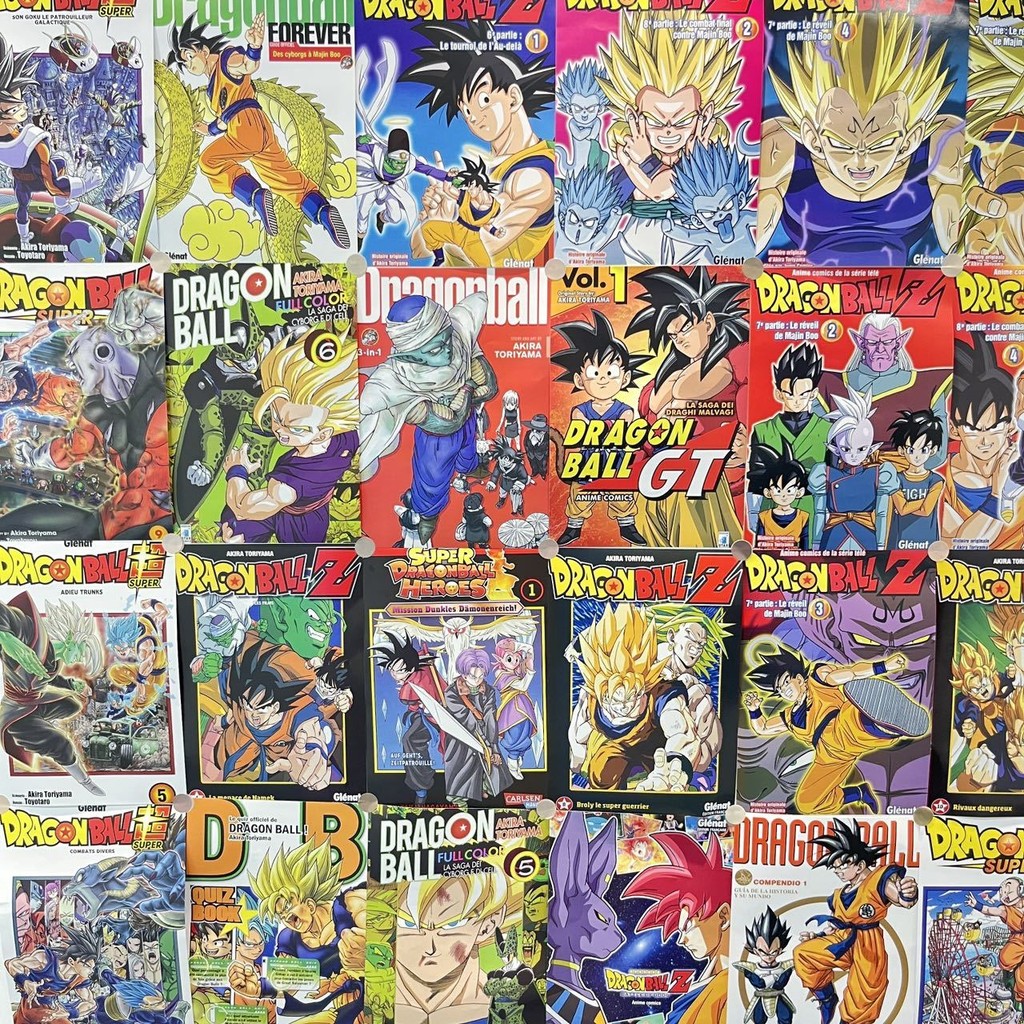 10 Dragon Ball ins Style Posters Anime Wall Stickers Room Bedroom ...