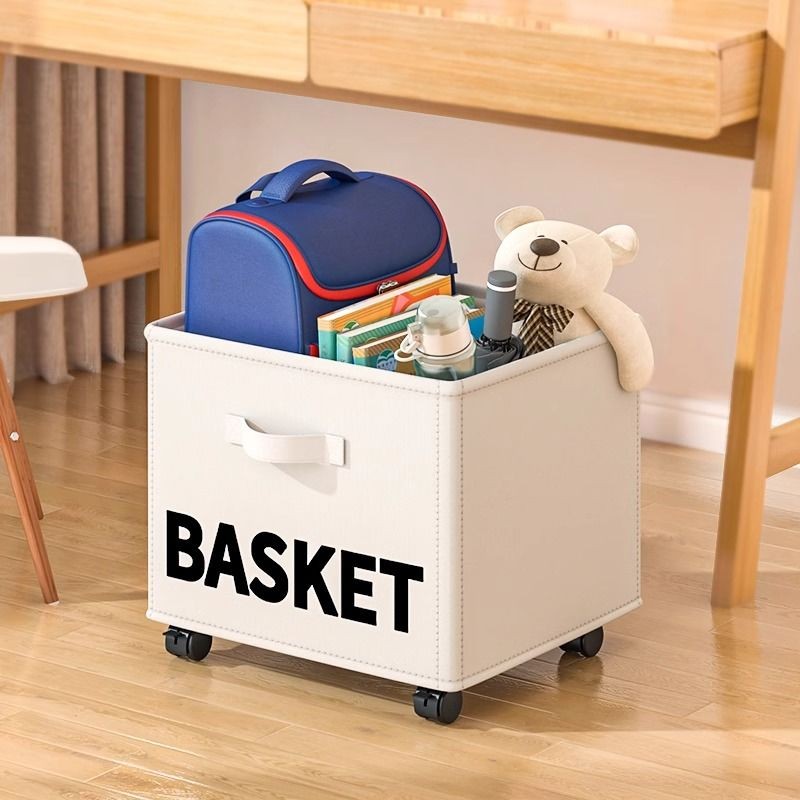 School bag rack, student under-table storage, with roller skates, bag ...