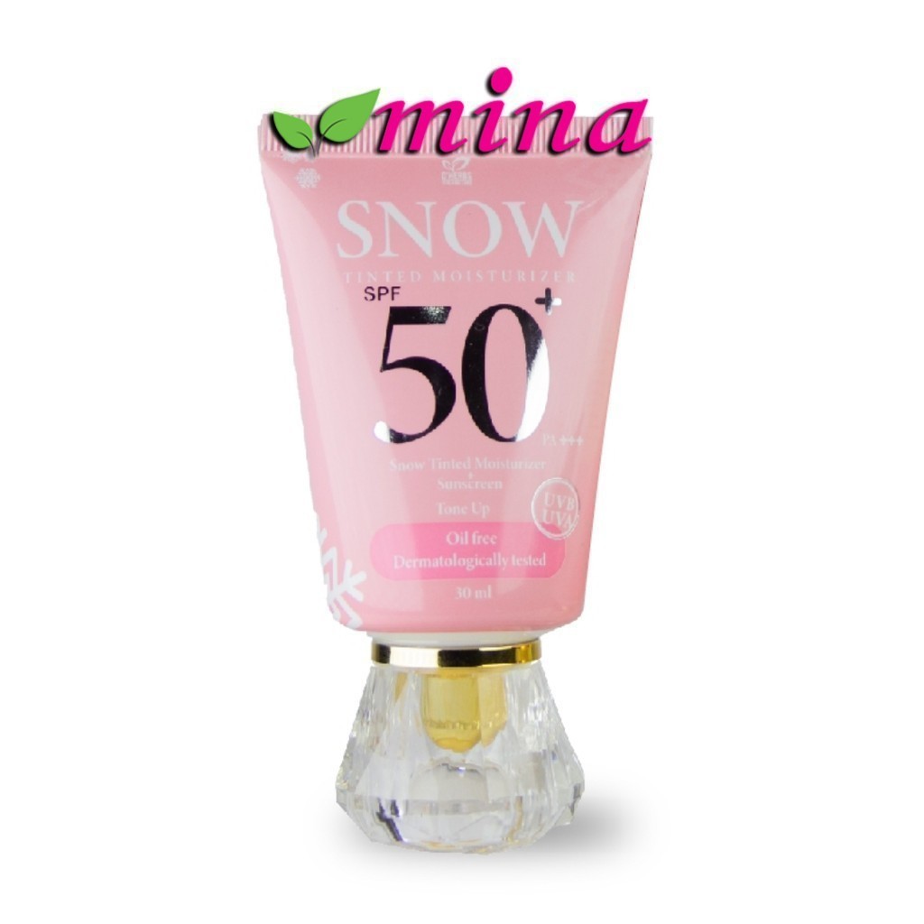 DHERBS Snow Tinted Moisturizer SPF50 40gm Face Sunscreen Sunblock De ...