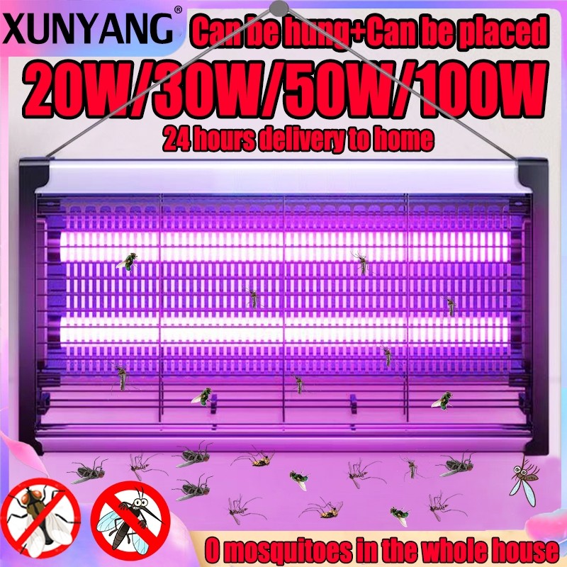 Electric Pest Killer 20/30/50/100W UV Lamp Flying Fly Insect Killer ...