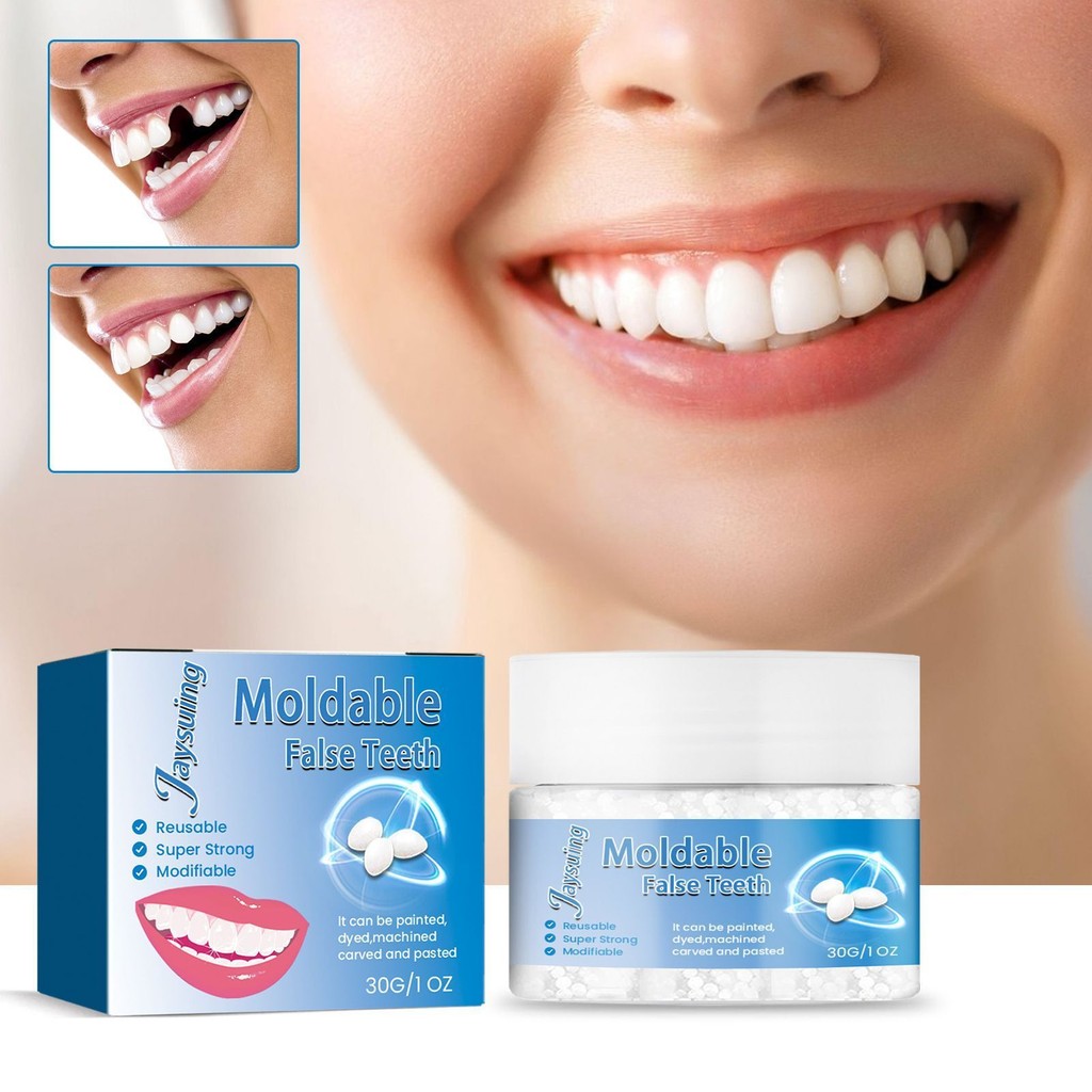 Shaping Teeth Temporary Teeth Repair Material Resin Dentures Repair Teeth cos Dentures Missing ...