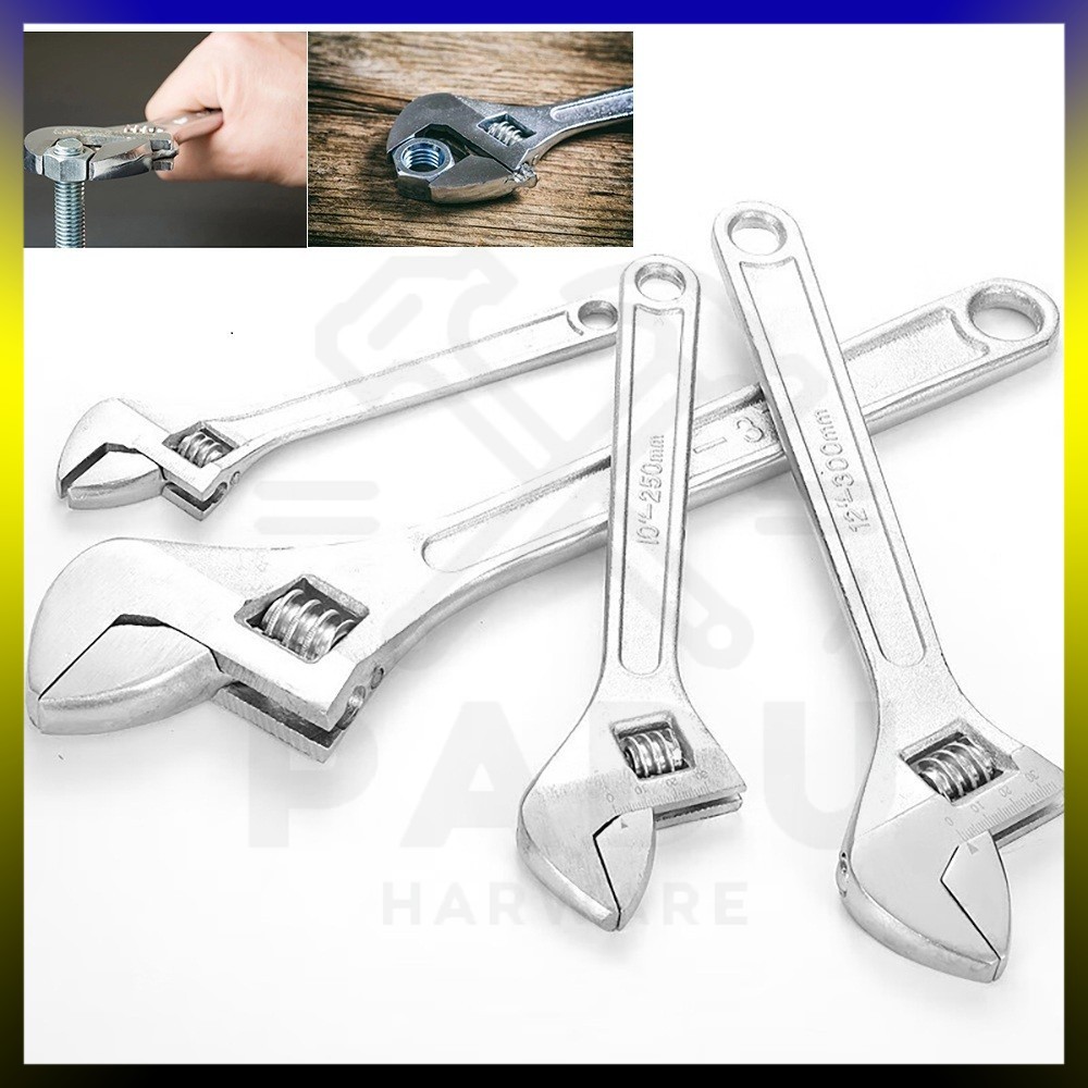 Heavy-Duty Adjustable Wrench Monkey Wrench Switch Spanner Multifunction ...