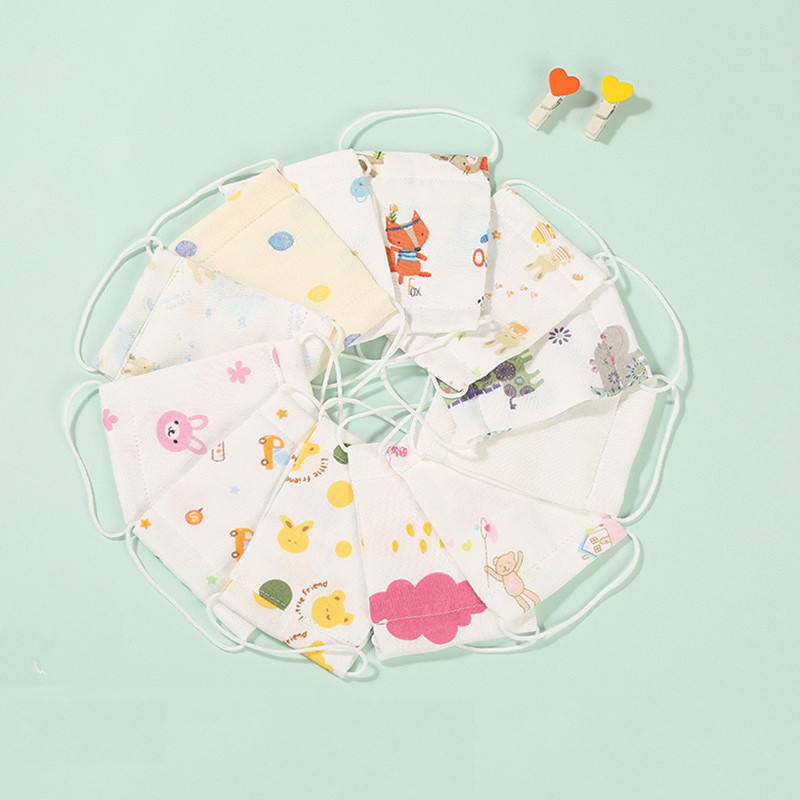 6-layer bucket mask, for babies from 0-2 years old, can be tied with ...